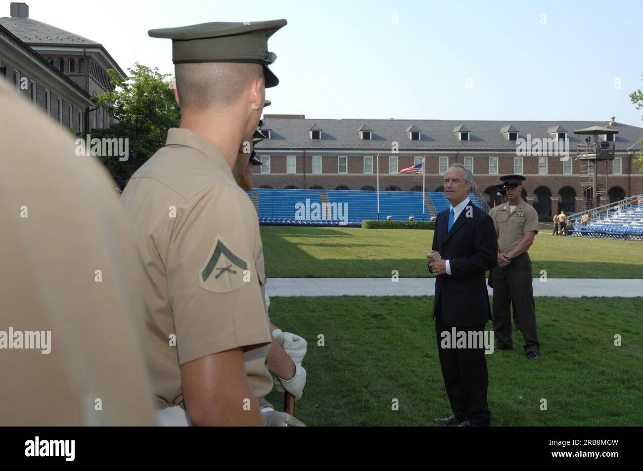 Visit of Secretary Dirk Kempthorne to the Marine Barracks, Washington ...