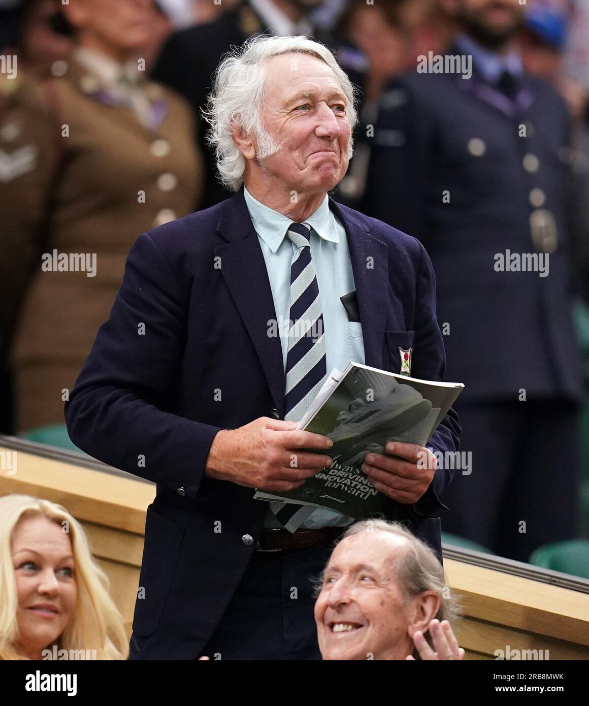 Rugby legend JPR Williams in the royal box on day six of the 2023 ...