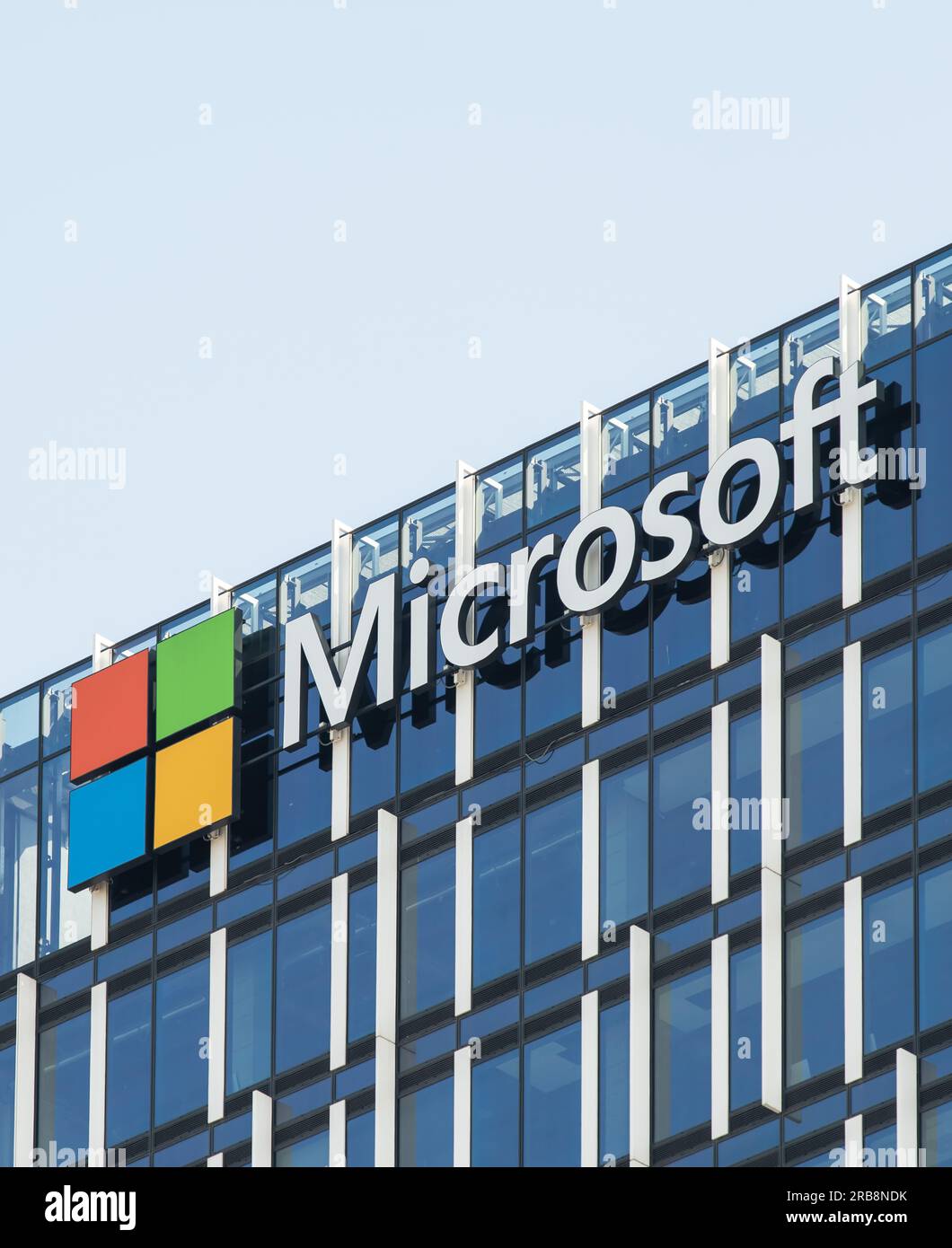 SYMBOL - 07 July 2023, Serbia, Belgrad: The logo of the international ...