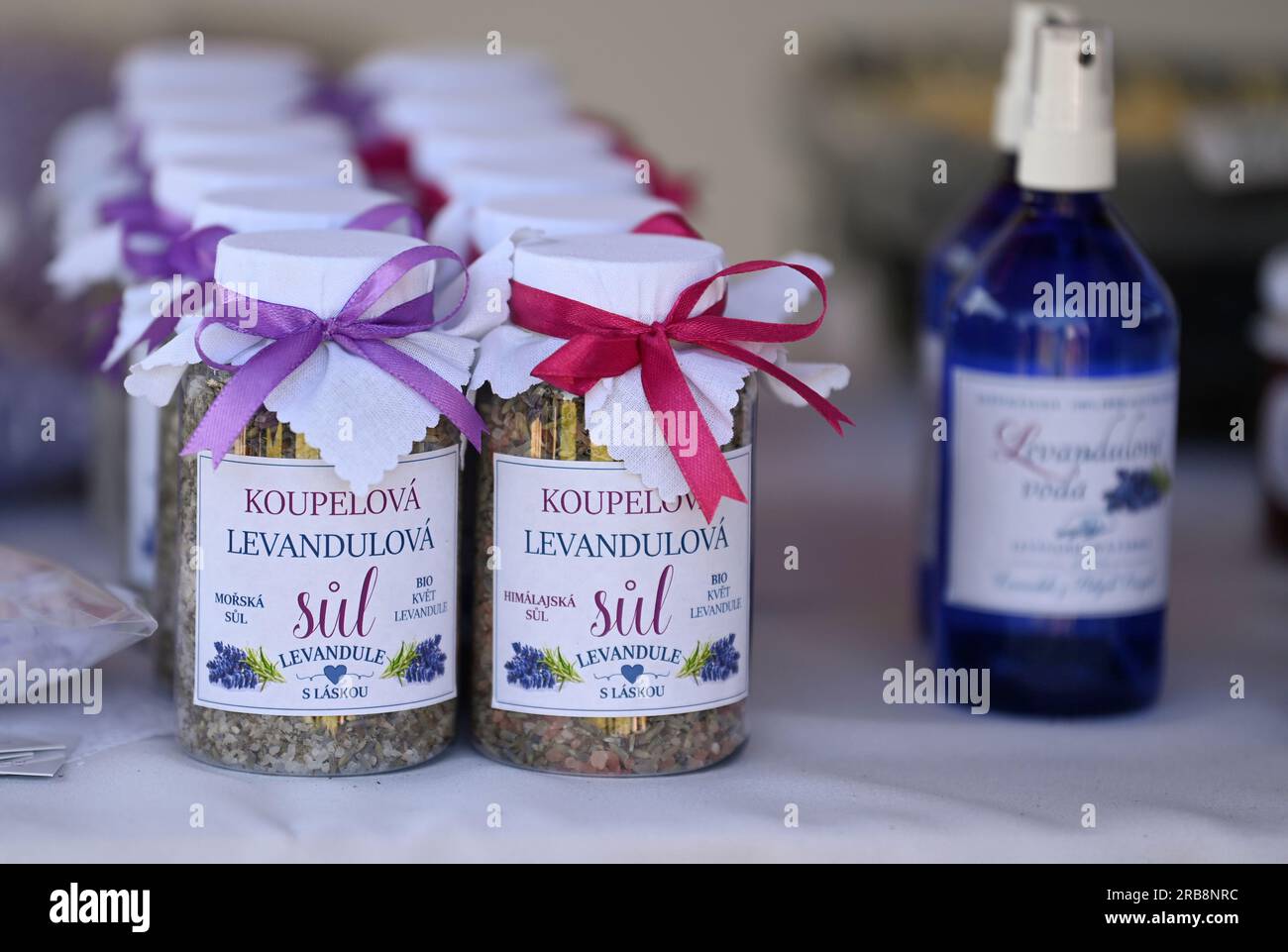 Strani, Czech Republic. 08th July, 2023. Open Day at the lavender growing and processing eco ...