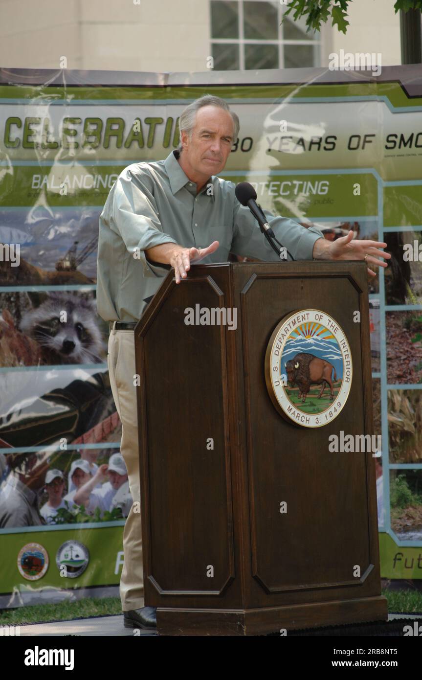 Ceremonial planting of blight-resistant American chestnut tree, outside ...