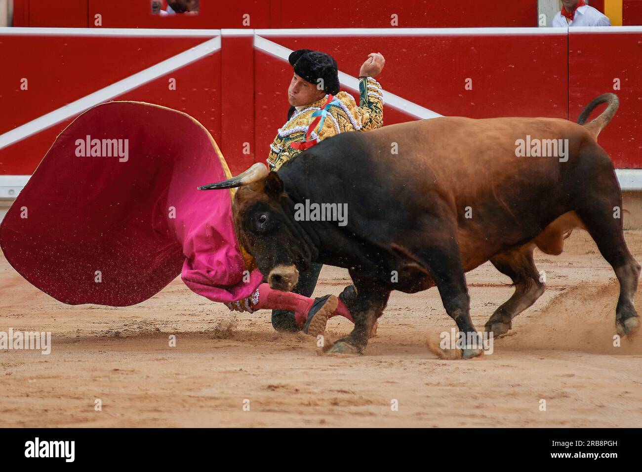 Pamplona, Spain. 07th July, 2023. Bullfighter, Manuel Escribano ...