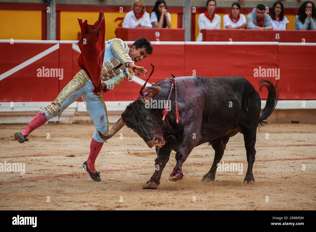 Matador And Bull Fighting