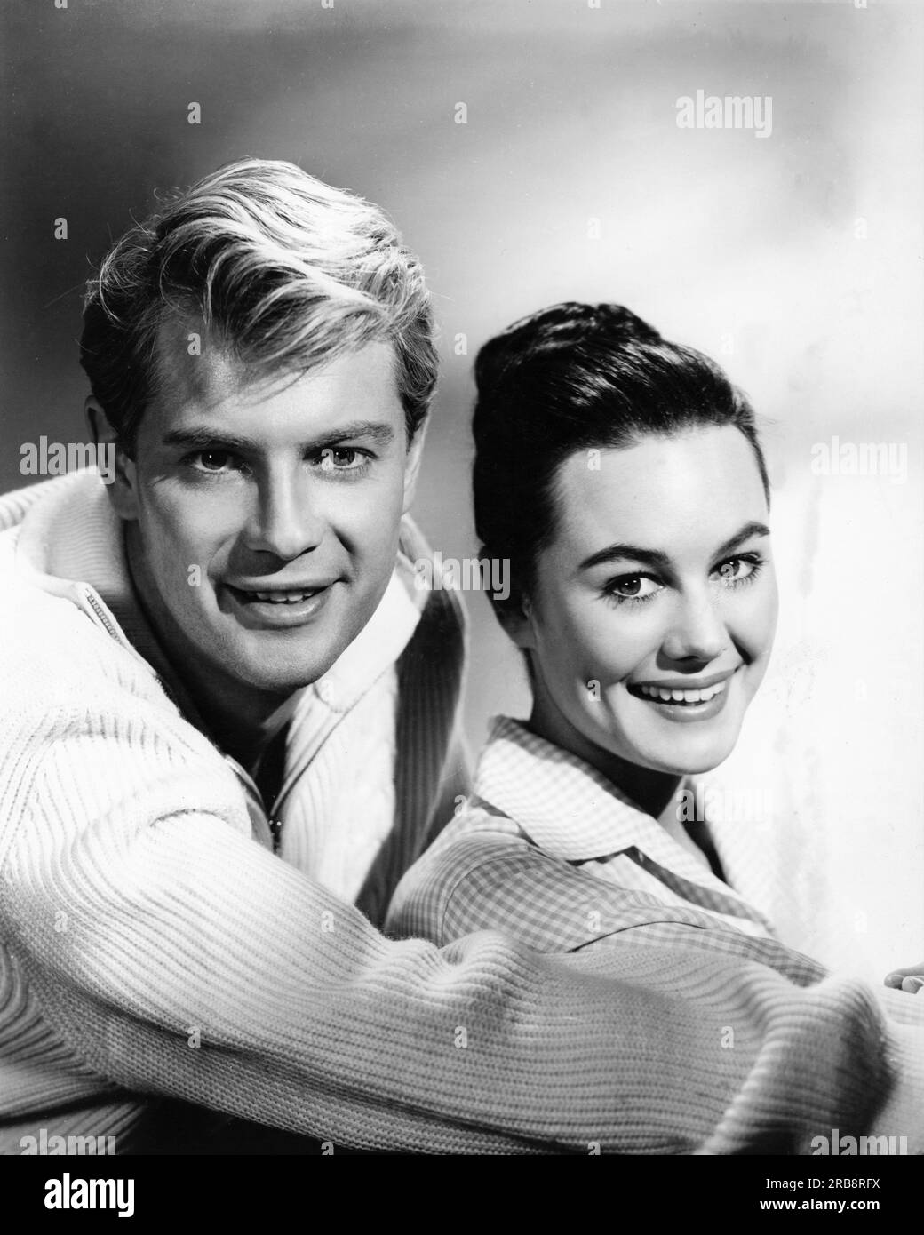 TROY DONAHUE and SHARON HUGUENY Portrait in PARRISH 1961 director / / producer / screenplay ...