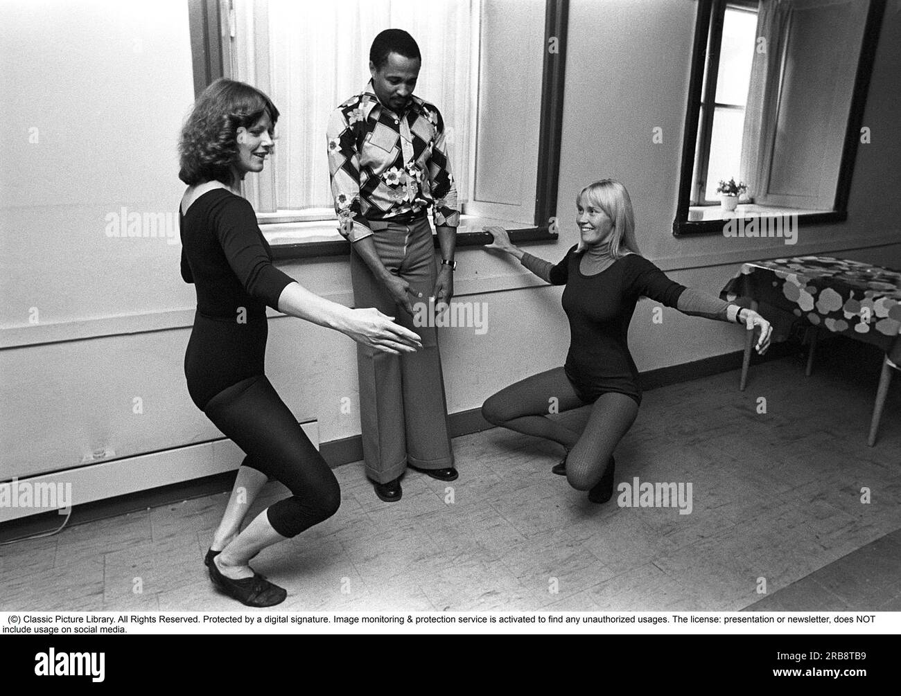 The pop group ABBA. Its two female members Anni-Frid Lyngstad and ...