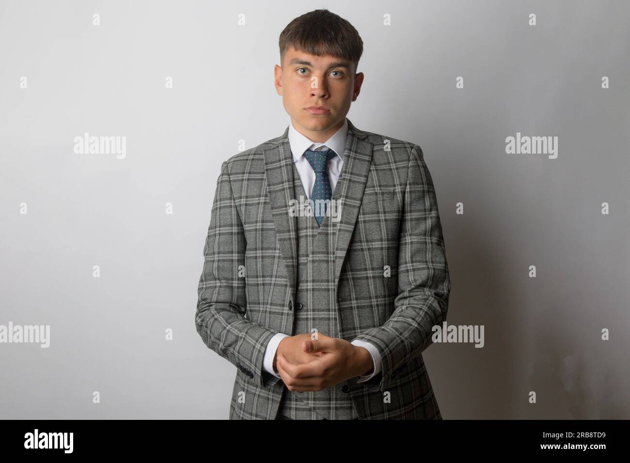 Businessman adjusting his cuffs hi-res stock photography and images - Alamy