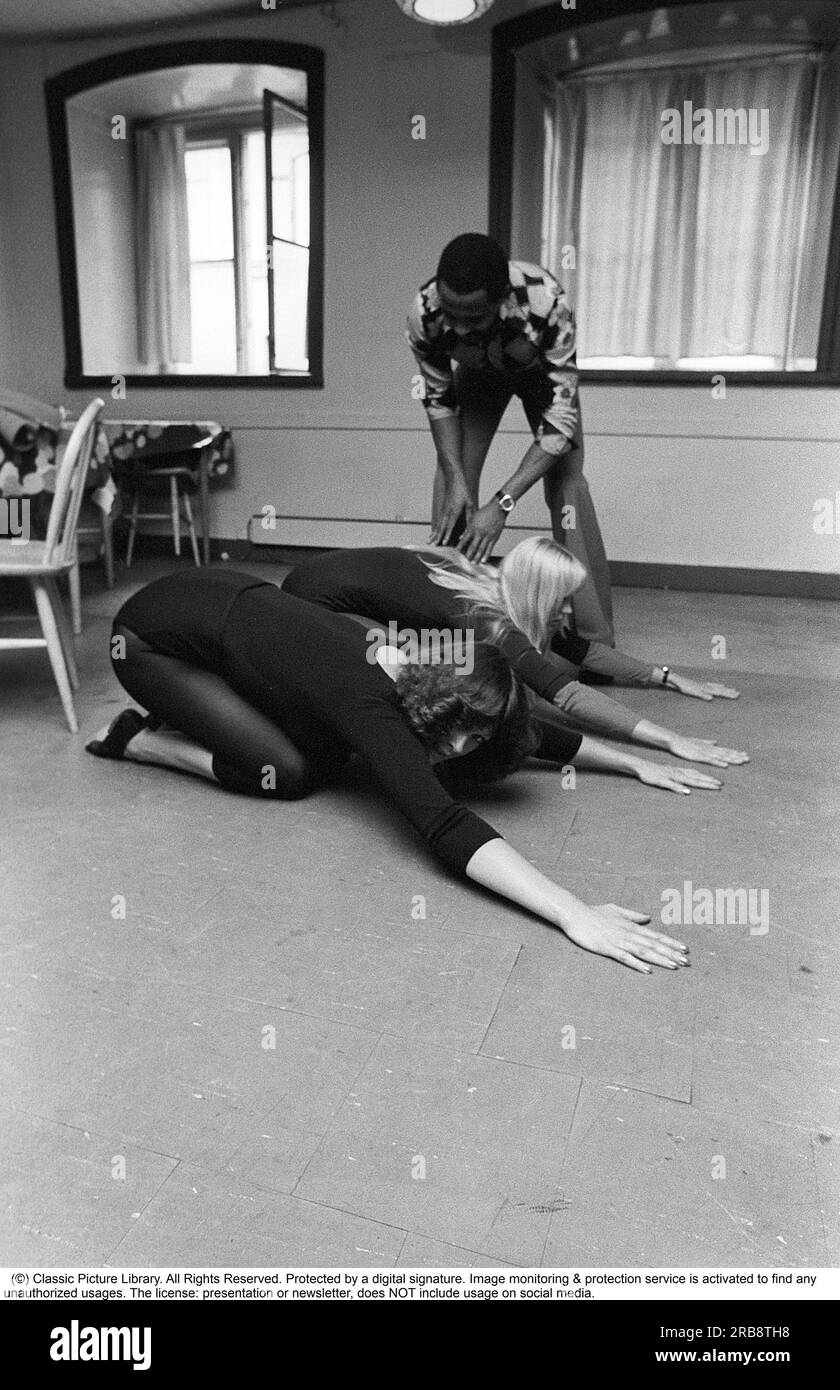 The pop group ABBA. Its two female members Anni-Frid Lyngstad and ...