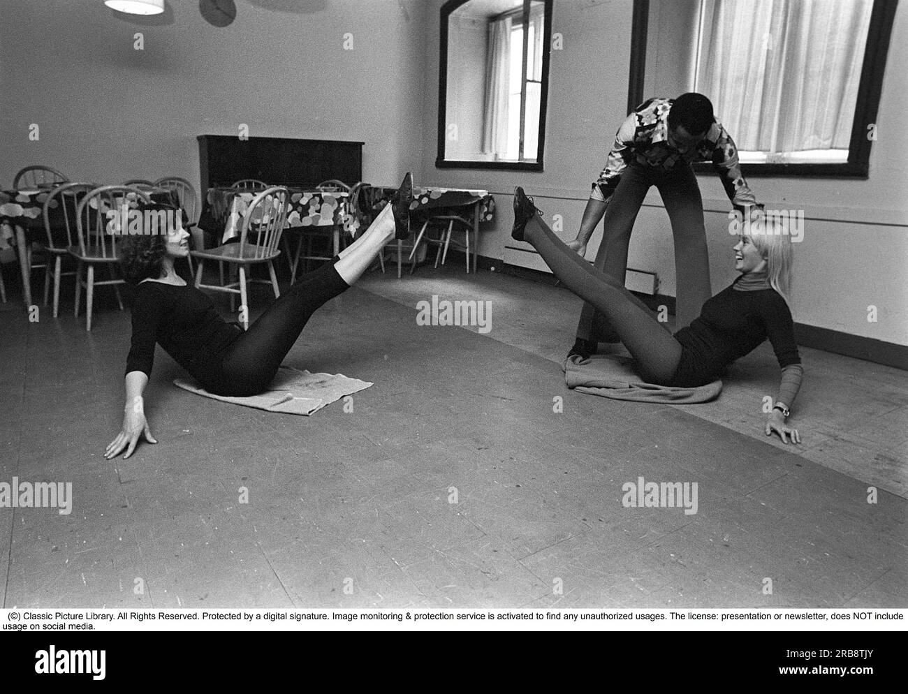 The pop group ABBA. Its two female members Anni-Frid Lyngstad and ...