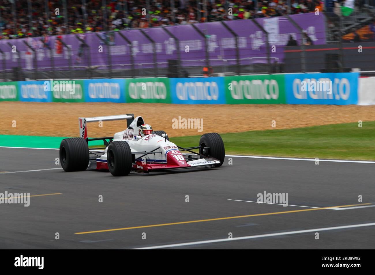 historical F1 cars demonstration during FORMULA 1 ARAMCO BRITISH GRAND ...