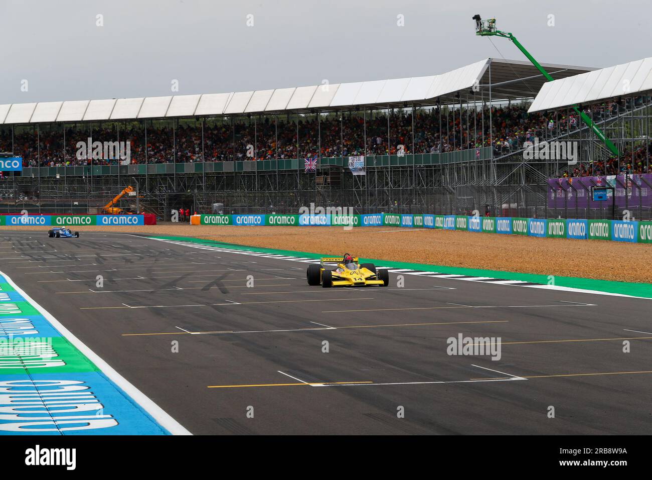 historical F1 cars demonstration during FORMULA 1 ARAMCO BRITISH GRAND ...
