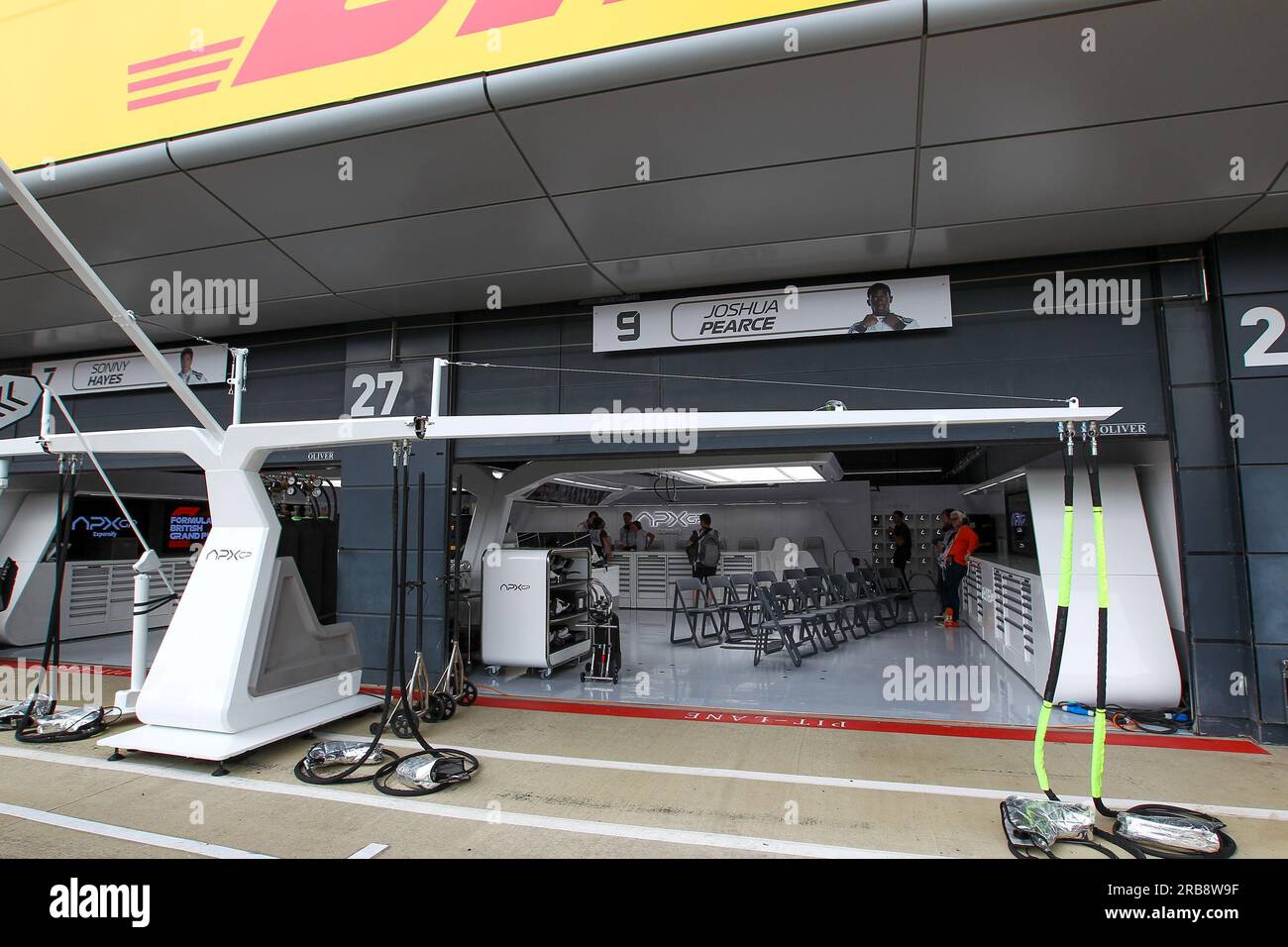 Apex GP fictional team (Apple movie) during FORMULA 1 ARAMCO BRITISH ...