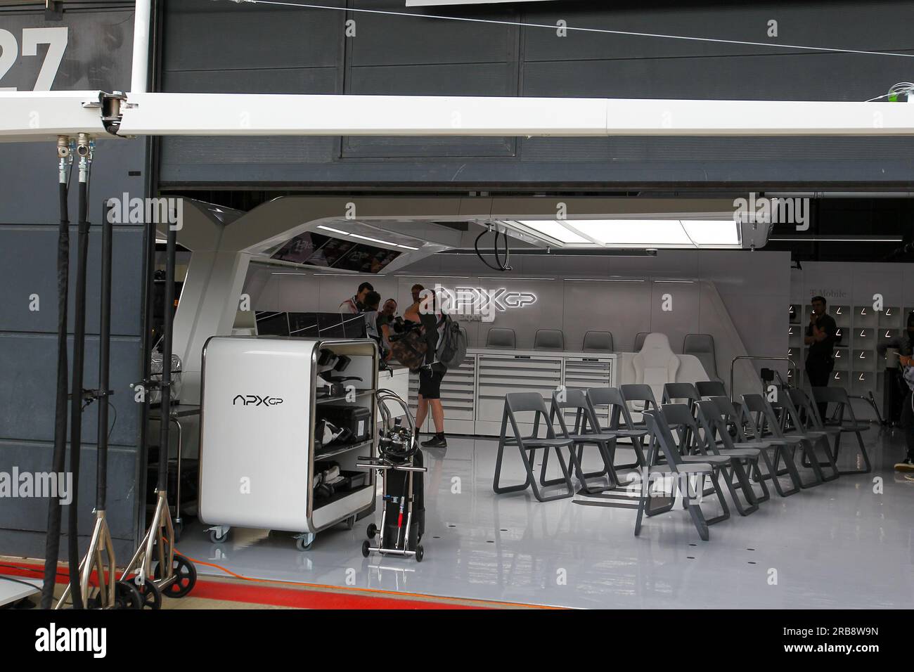 Apex GP fictional team (Apple movie) during FORMULA 1 ARAMCO BRITISH ...