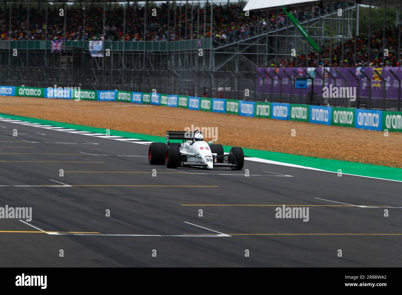 historical F1 cars demonstration during FORMULA 1 ARAMCO BRITISH GRAND ...