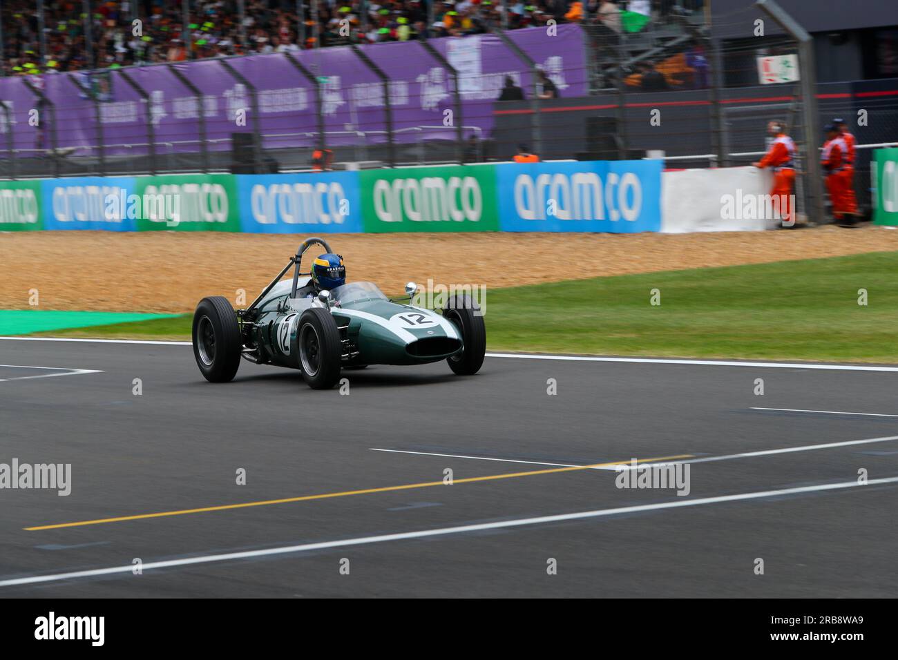 historical F1 cars demonstration during FORMULA 1 ARAMCO BRITISH GRAND ...