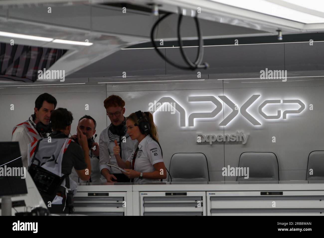 Apex GP fictional team (Apple movie) during FORMULA 1 ARAMCO BRITISH ...