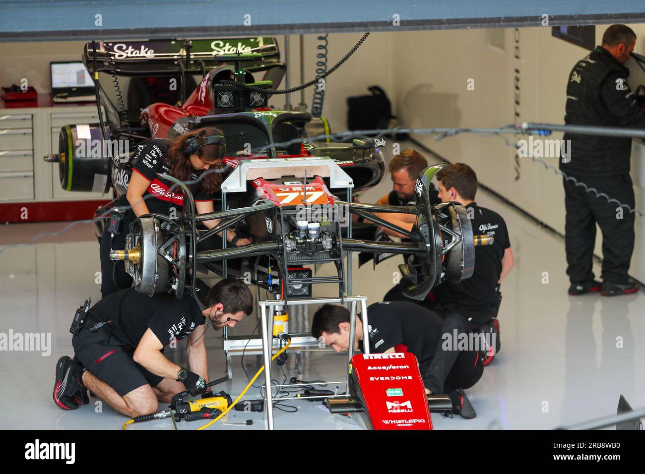 Alfa Romeo F1 Team ORLEN during FORMULA 1 ARAMCO BRITISH GRAND PRIX ...