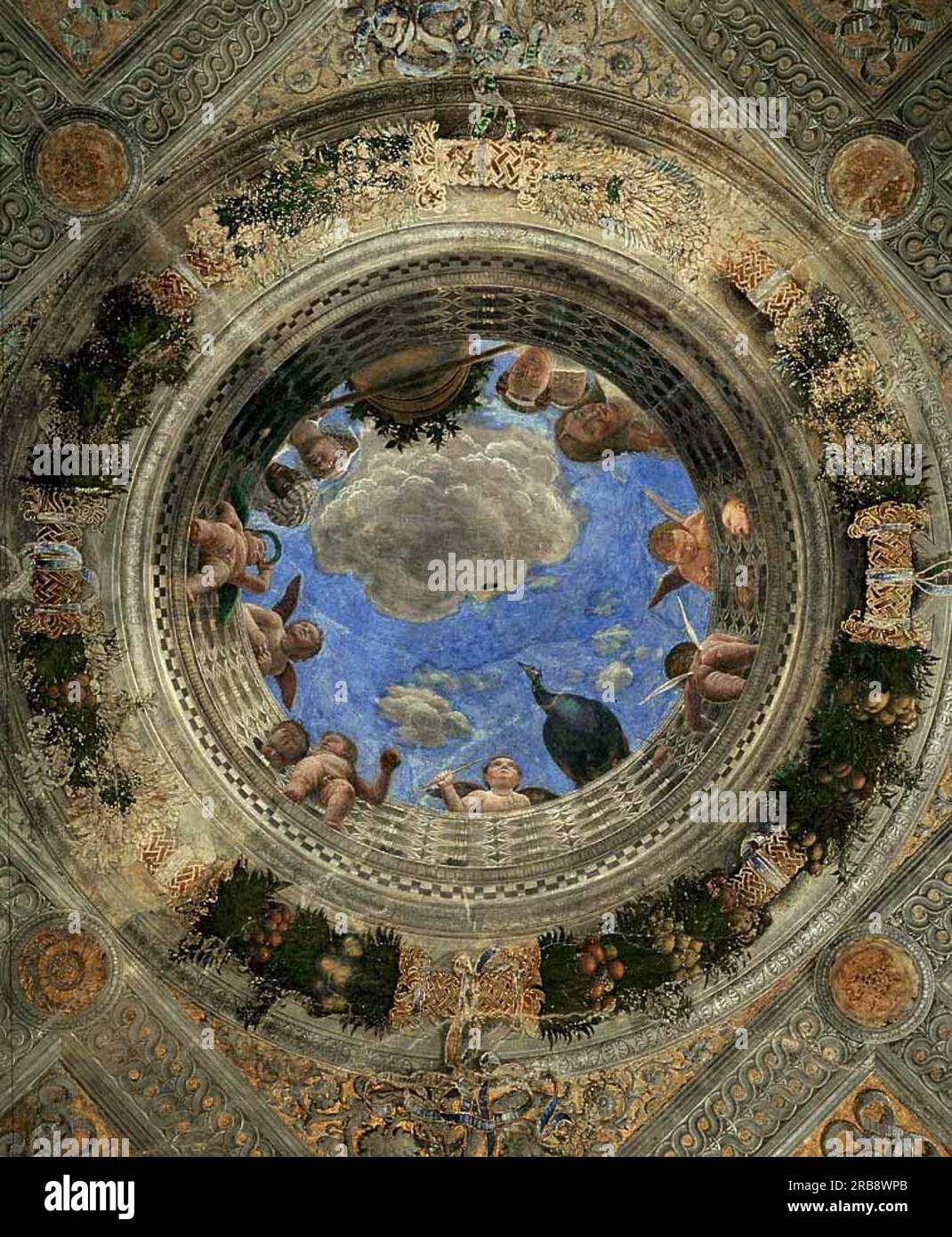 Mantegna camera sposi ceiling hi-res stock photography and images - Alamy