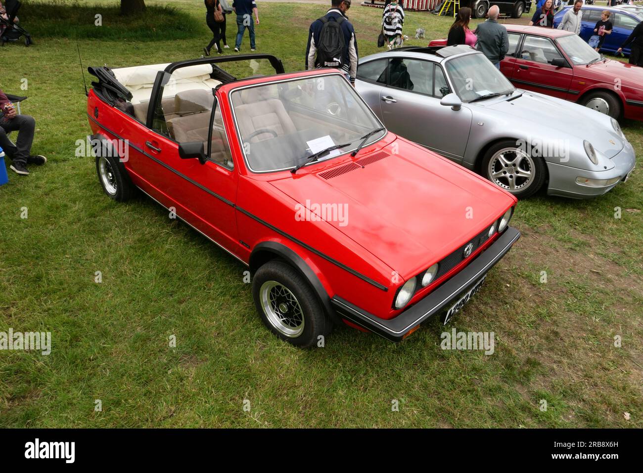 1984 Volkswagen Golf GTi at Markeaton Car Show, Derby, 2023 Stock Photo ...