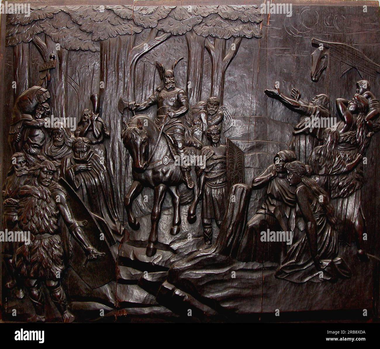 Return of Herman the Cherusker from the Battle at Teutoburg Forest 1890 ...