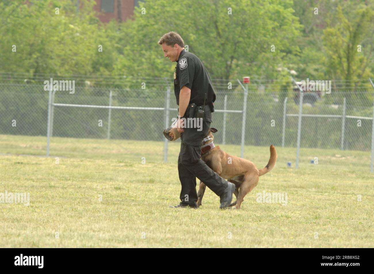 Law enforcement canine exercises on the occasion of the U.S. Park ...