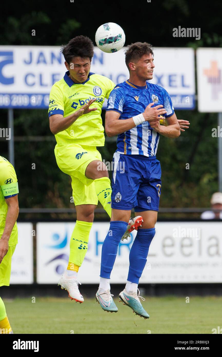 Axel, Netherlands. 08th July, 2023. Gent's Tsuyoshi Watanabe pictured ...