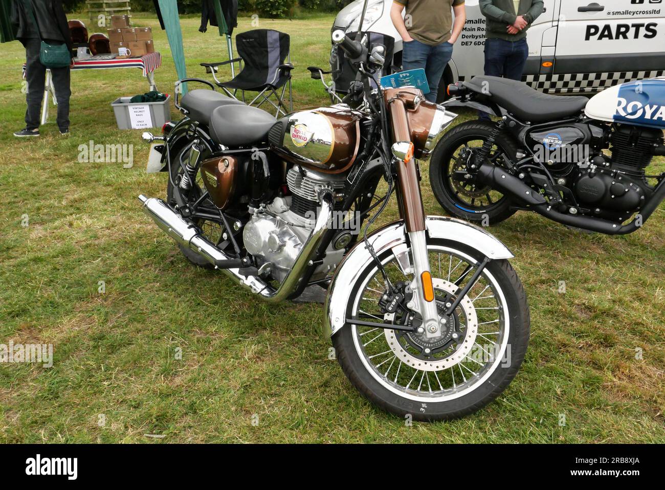 Royal Enfield 350 at Markeaton Car Show, Derby, 2023 Stock Photo - Alamy
