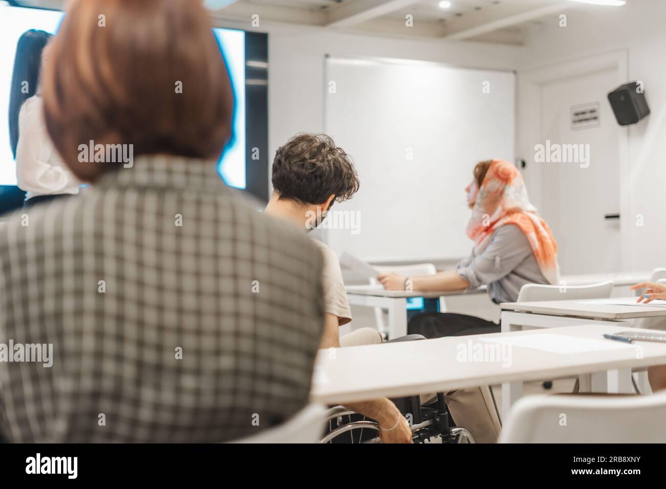 Group of businesspeople having a meeting at the office. Business ...