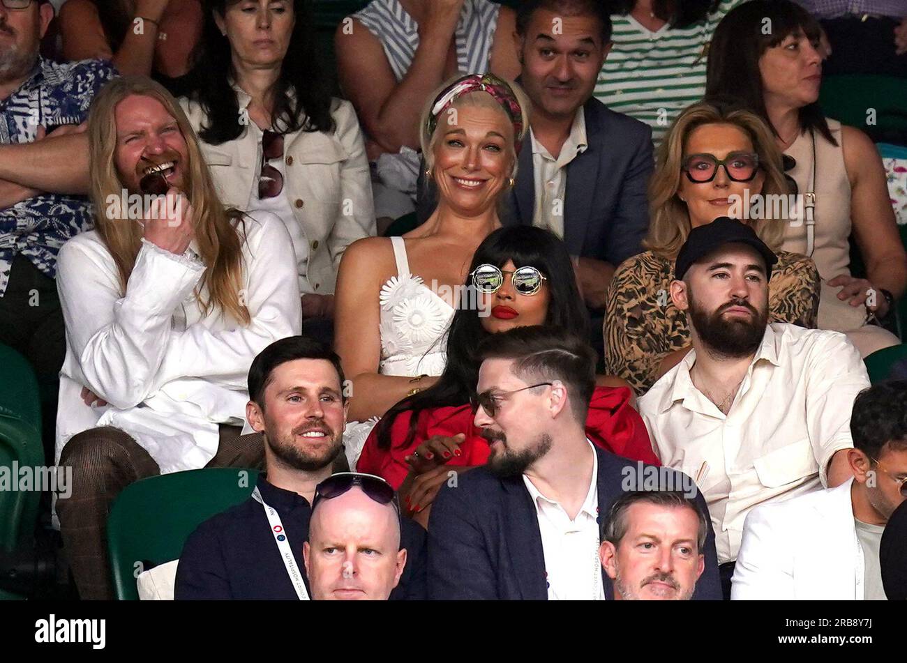 Sam Ryder (top row left), Hannah Waddingham (top row, centre) and ...