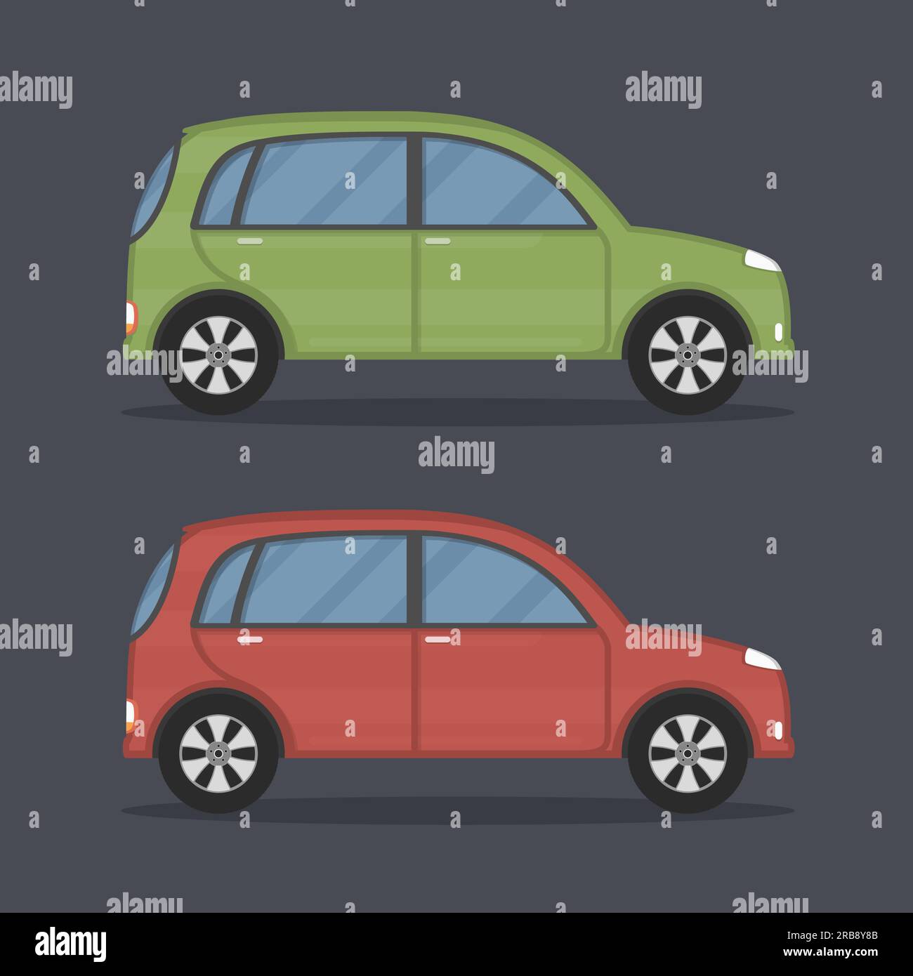 Model touring car Stock Vector Images - Alamy