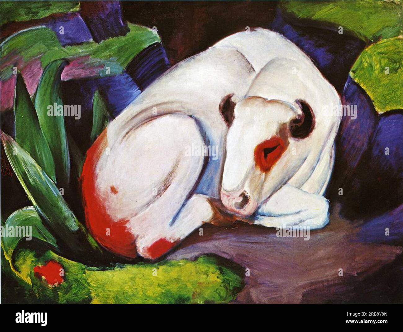 The Steer (The Bull) 1911 by Franz Marc Stock Photo - Alamy