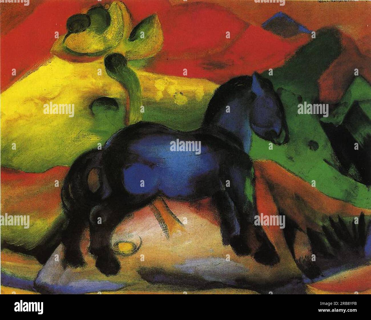 Little blue horse franz marc hi-res stock photography and images - Alamy