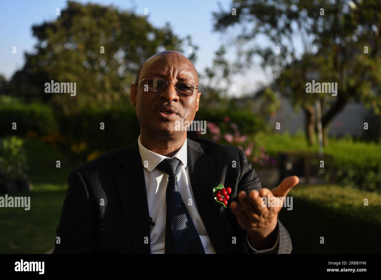 (230708) -- ADDIS ABABA, July 8, 2023 (Xinhua) -- Gizat Worku, chief ...