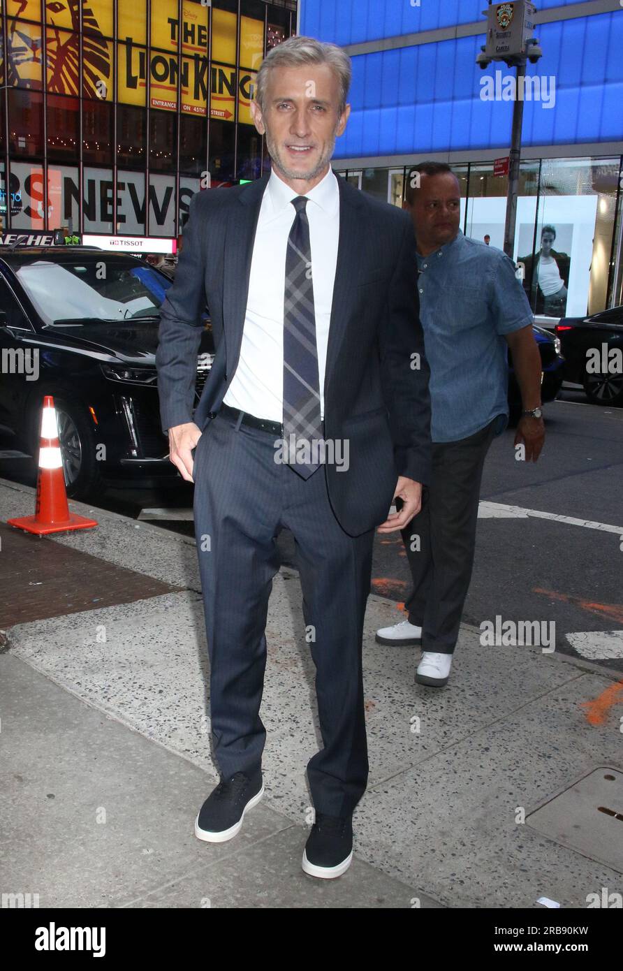 New York, NY, USA. 7th July, 2023. Dan Abrams seen at Good Morning ...