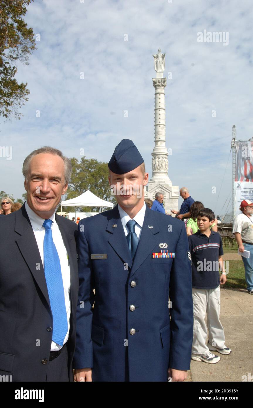 Visit of Secretary Dirk Kempthorne to Yorktown, Virginia to deliver the ...