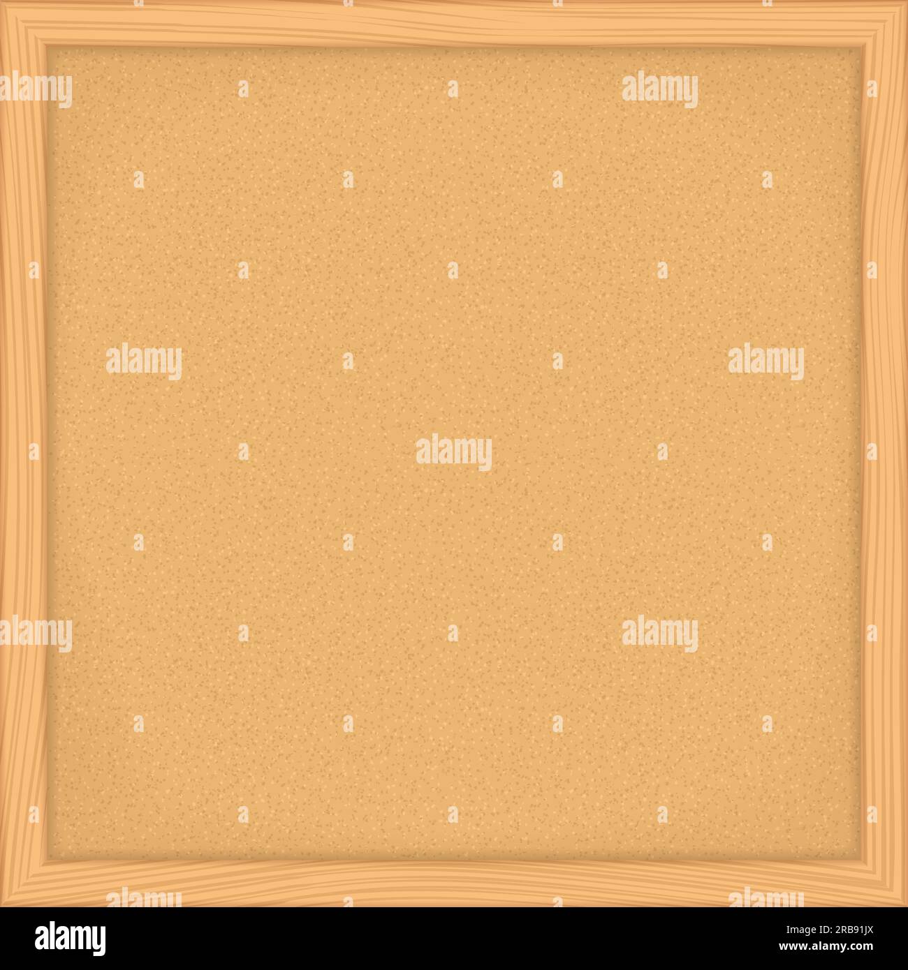 Empty bulletin board on white background, vector eps10 illustration ...