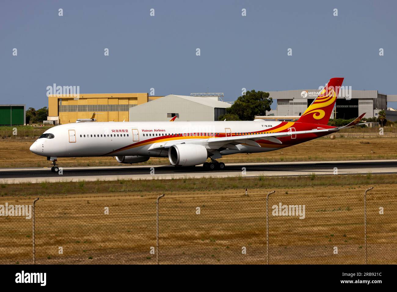 Airbus Industrie Airbus A350-941 (REG: F-WJKM) still in Hainan Livery ...