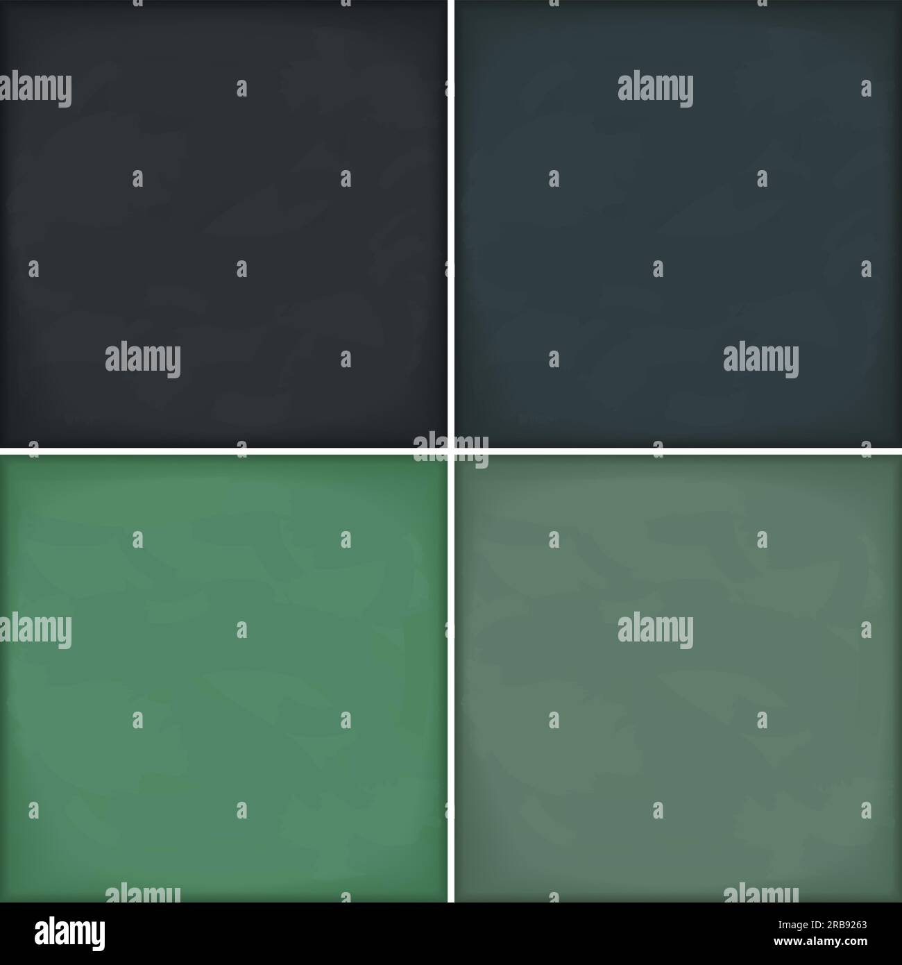 Four square blackboard backgrounds, vector eps10 illustration Stock ...