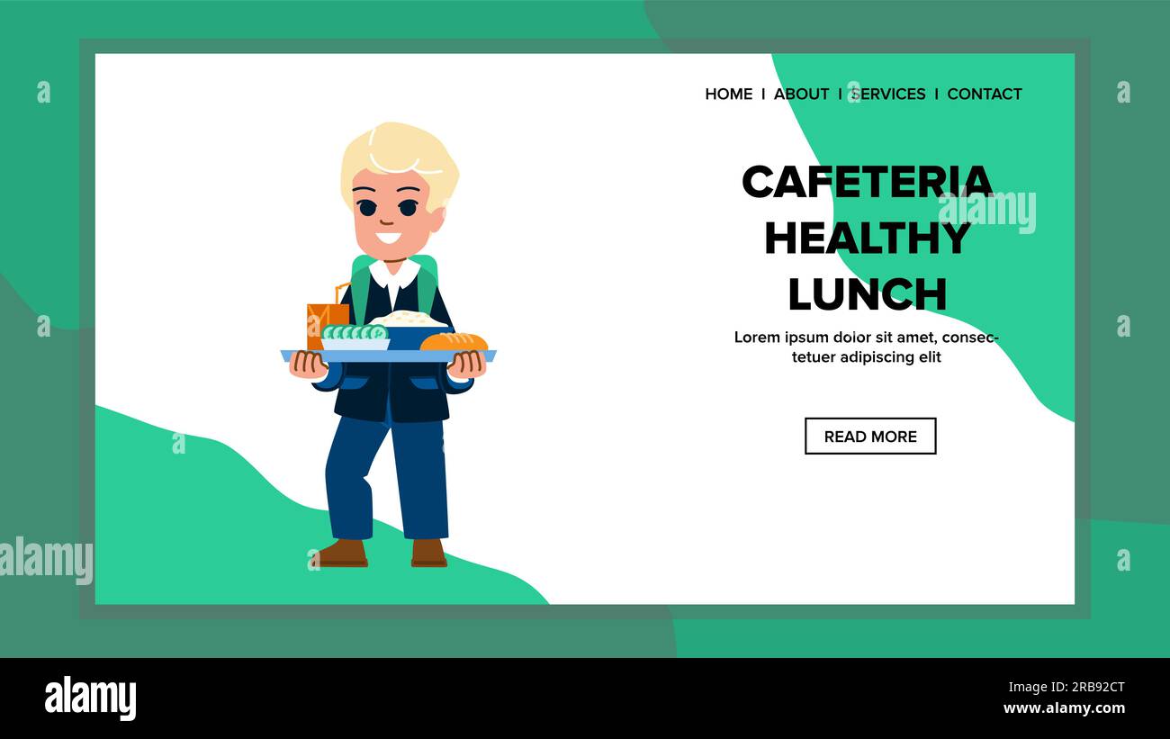 meal cafeteria healthy lunch vector Stock Vector Image & Art - Alamy