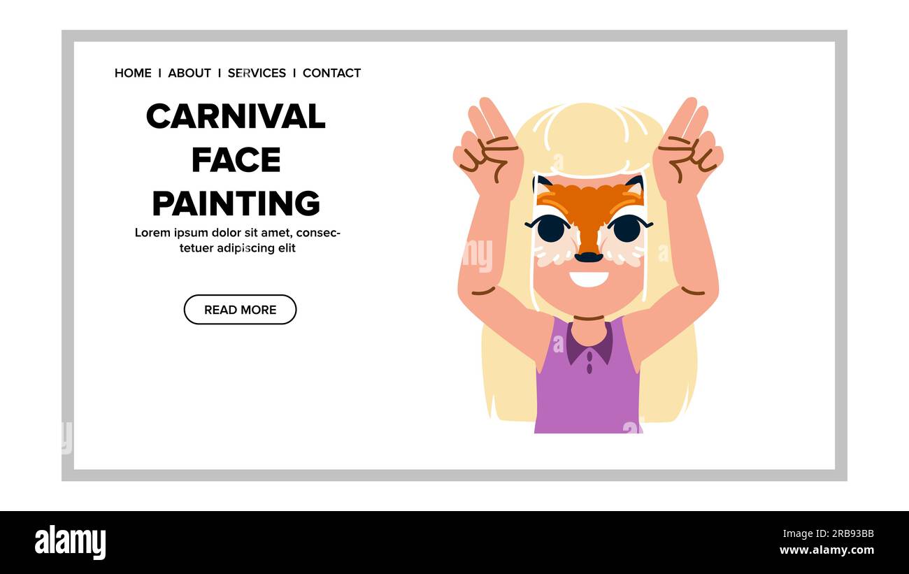 paint carnival face painting vector Stock Vector Image & Art - Alamy