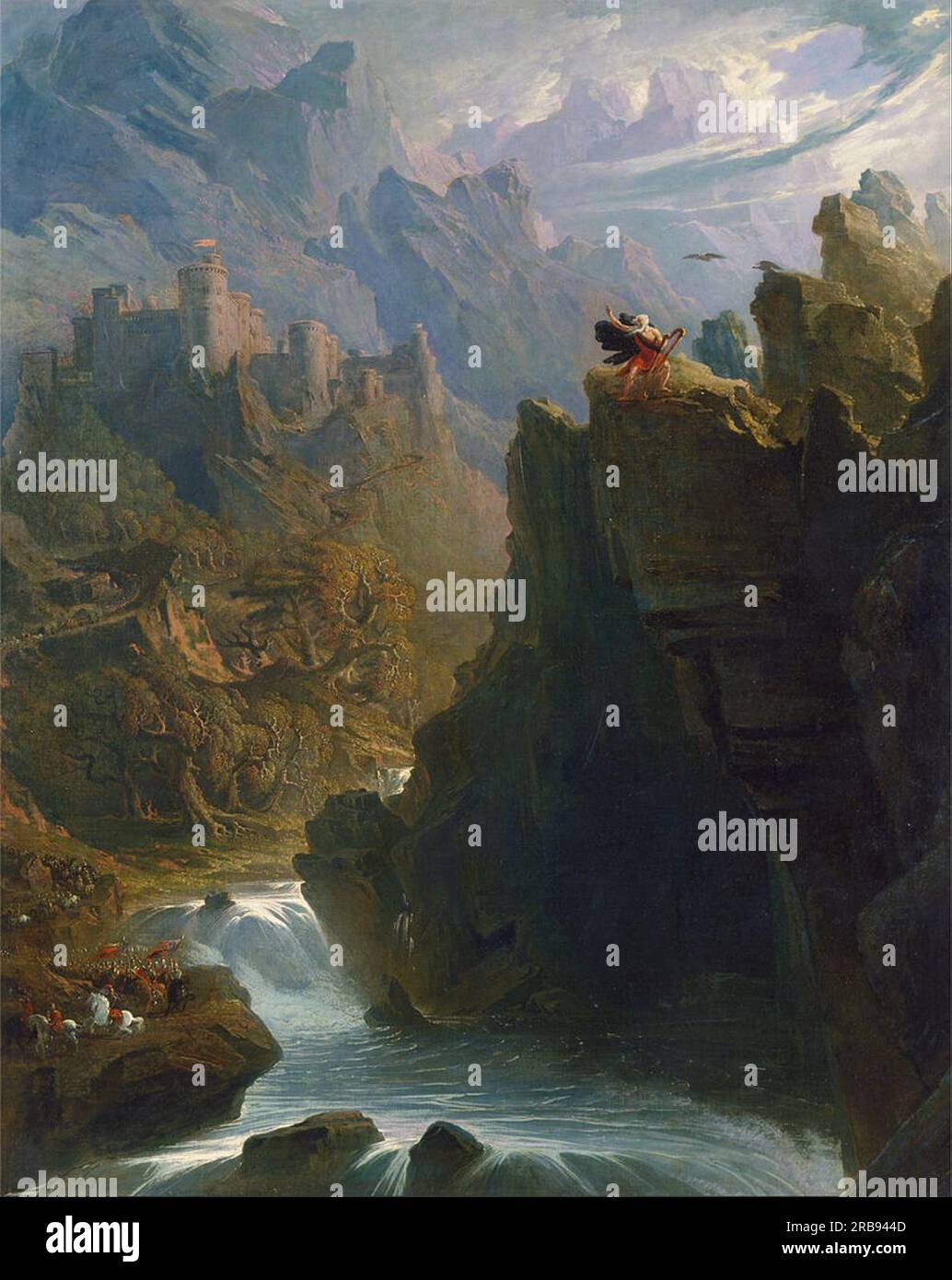 The Bard 1817 by John Martin Stock Photo - Alamy