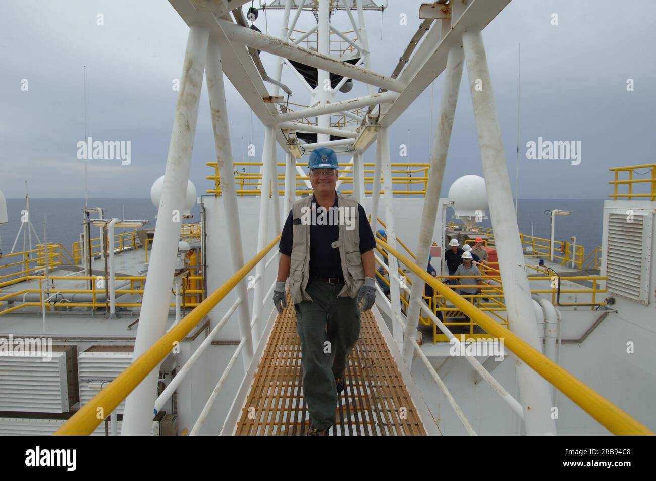 Visit of Secretary Dirk Kempthorne and aides to the Louisiana coast for Shell Oil briefing on ...
