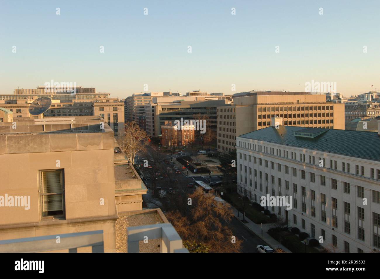 Main Interior rooftop views of Washington, D.C. buildings, monuments ...