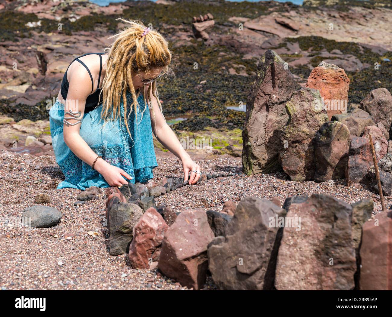 Dunbar, East Lothian, Scotland, UK, 8th July 2023. European Stone ...