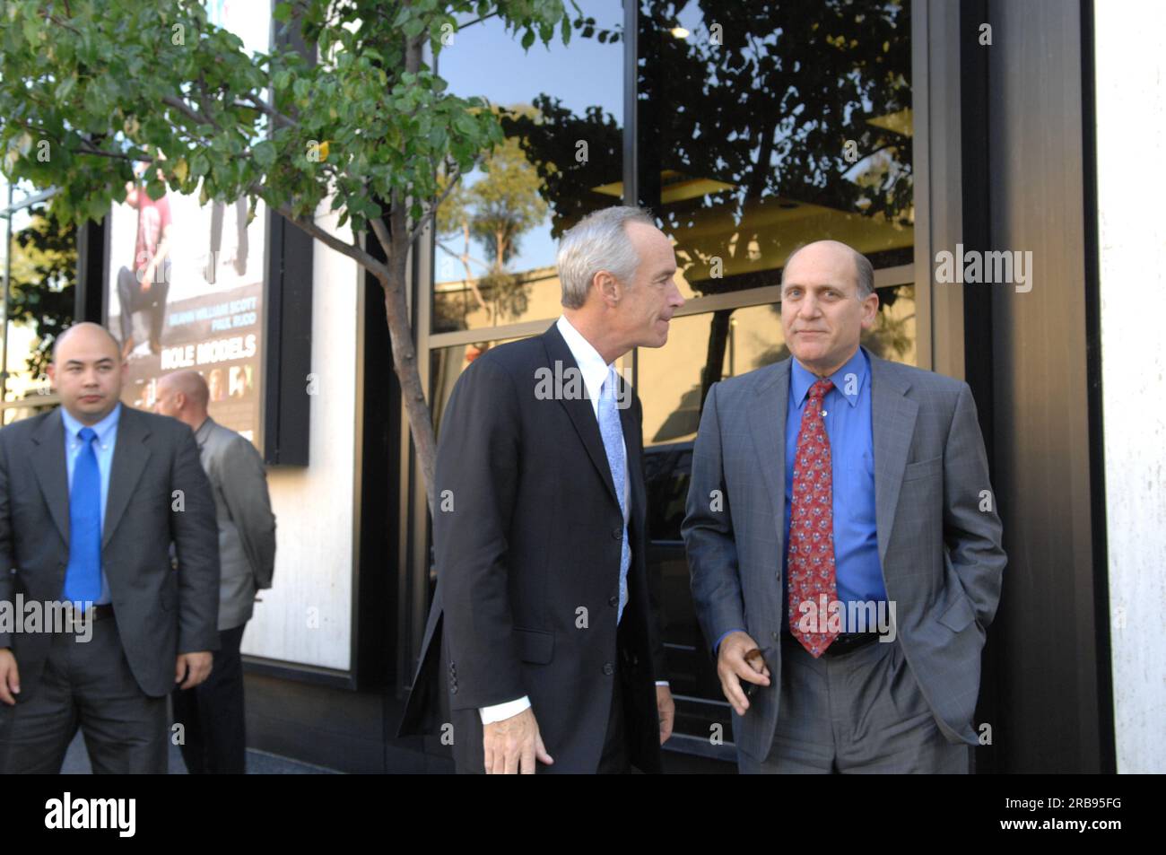 Secretary Dirk Kempthorne and aides on visit to Los Angeles, California ...