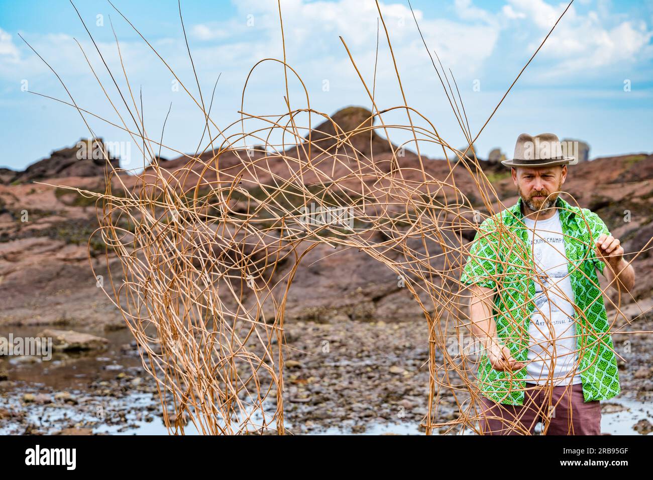 Dunbar, East Lothian, Scotland, UK, 8th July 2023. European Stone ...