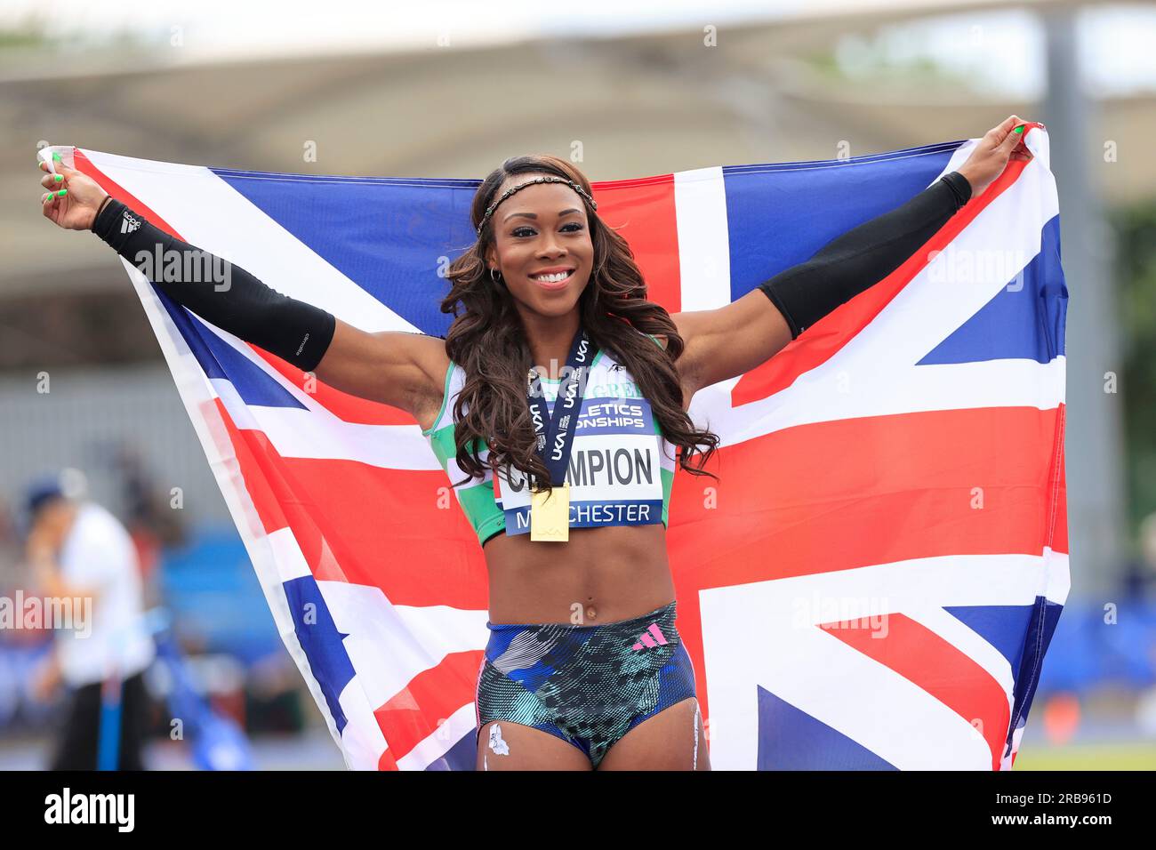 Manchester, UK. 08th July, 2023. Cindy Sember after winning the women's ...