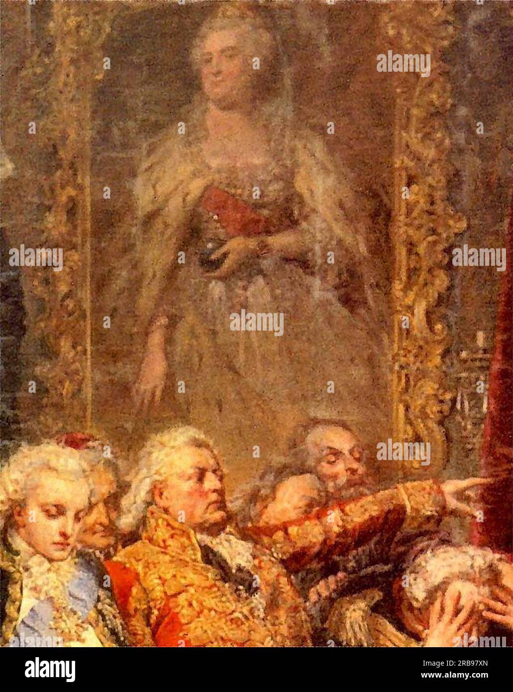 Empress Rejtan by Jan Matejko Stock Photo - Alamy