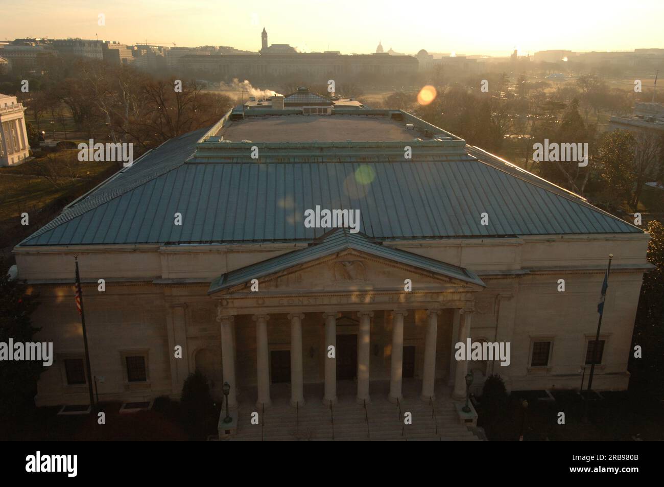 Main Interior rooftop views of Washington, D.C. buildings, monuments ...