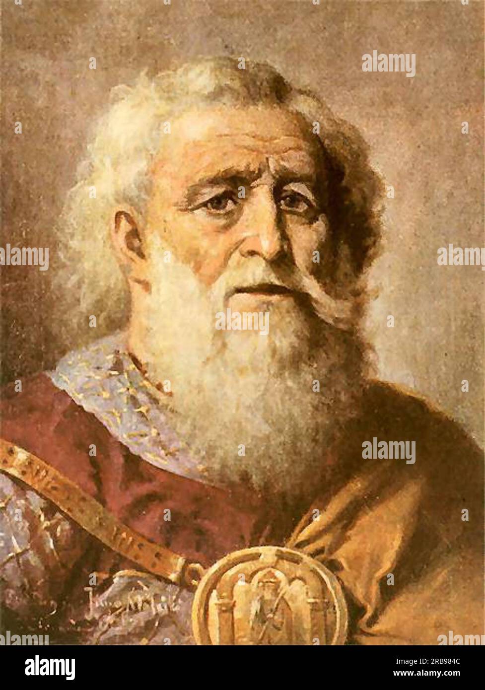 Mieszko the Old by Jan Matejko Stock Photo - Alamy
