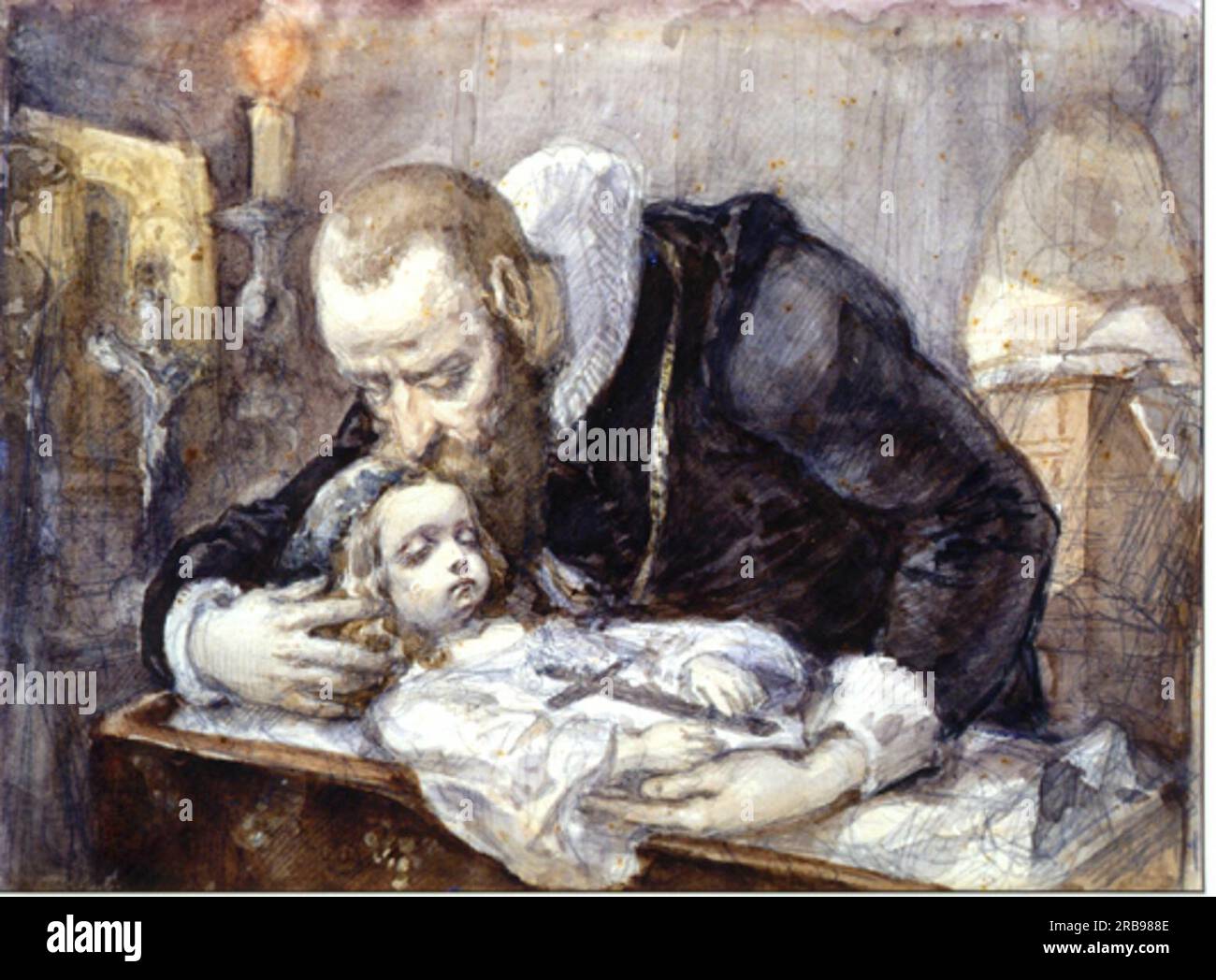 Jan Kochanowski over the dead body of his daughter 1862 by Jan Matejko ...